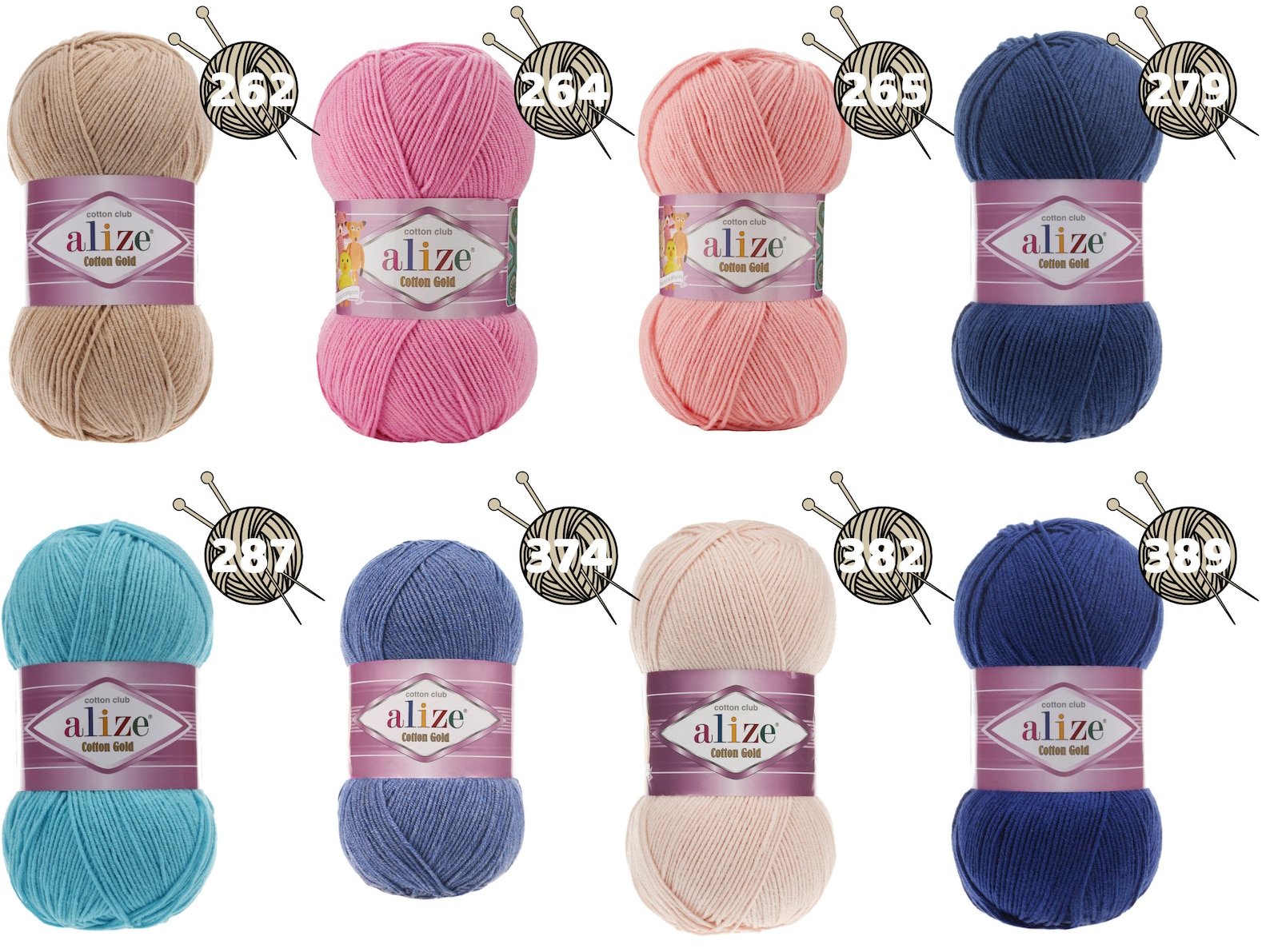 Alize Cotton Gold Yarn Mercerized Cotton Thread Amigurumi - Etsy