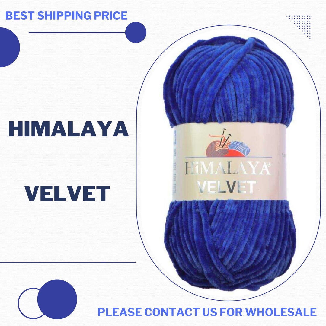 Himalaya Velvet | Velvet Yarn | Plush Yarn | Knitting Yarn | Baby ...