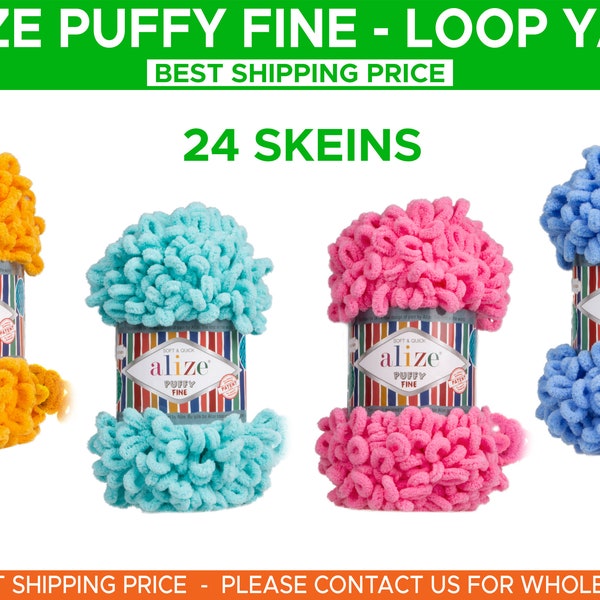 Alize Puffy Yarn - Etsy