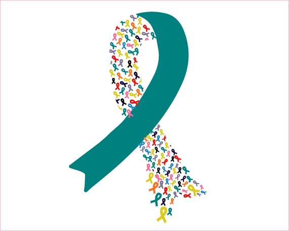 Fight Cancer in All Colors Clipart Instant Download | Etsy