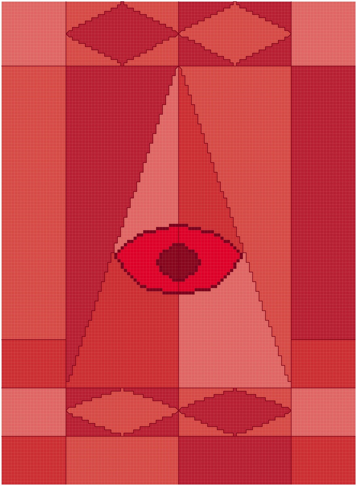 Gravity Falls Window Cross Stitch Pattern- Gravity Falls Animation ...