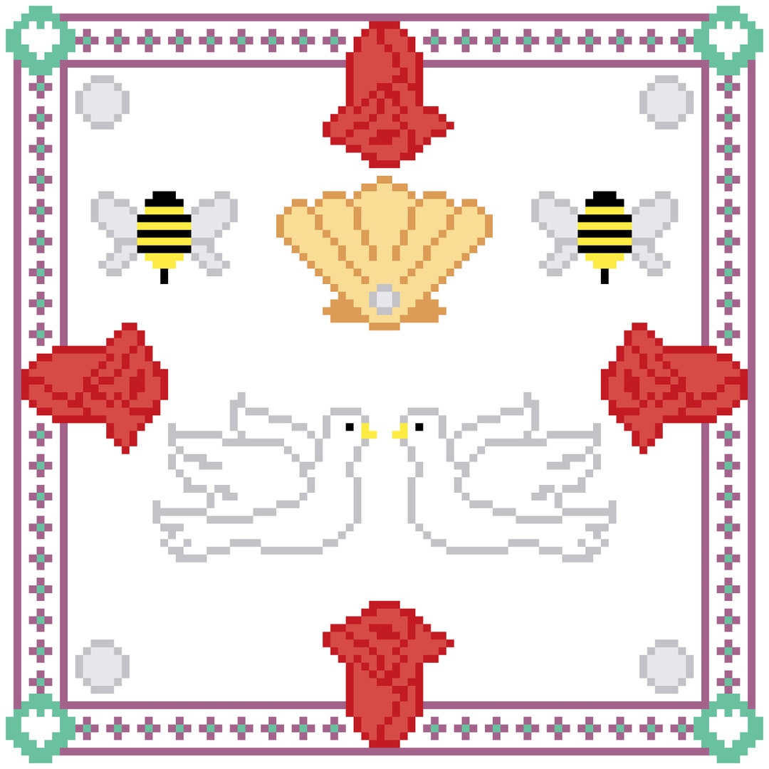 Aphrodite Cross Stitch Pattern - Goddess Series - Greek Goddess ...