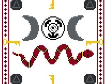 Cybele Cross Stitch Pattern - Goddess Series - Greek Goddess Cyble ...