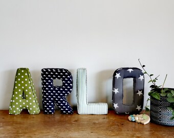 Fabric Hanging Wall Letters - Etsy