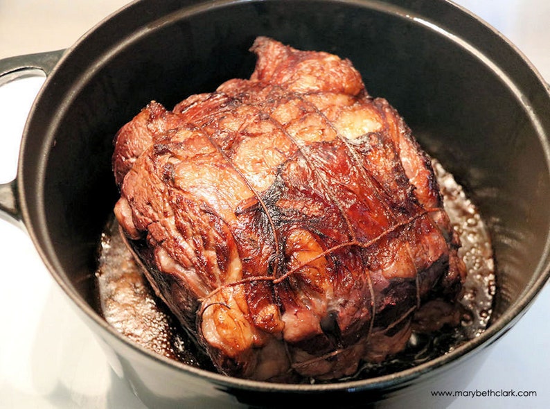 Beef Pot Roast Braised in Chianti, Printable PDF Italian Stracotto ...