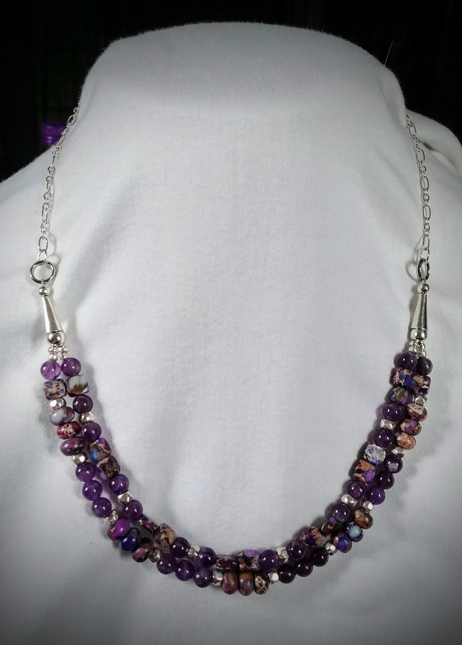 Amethyst Necklace - Etsy