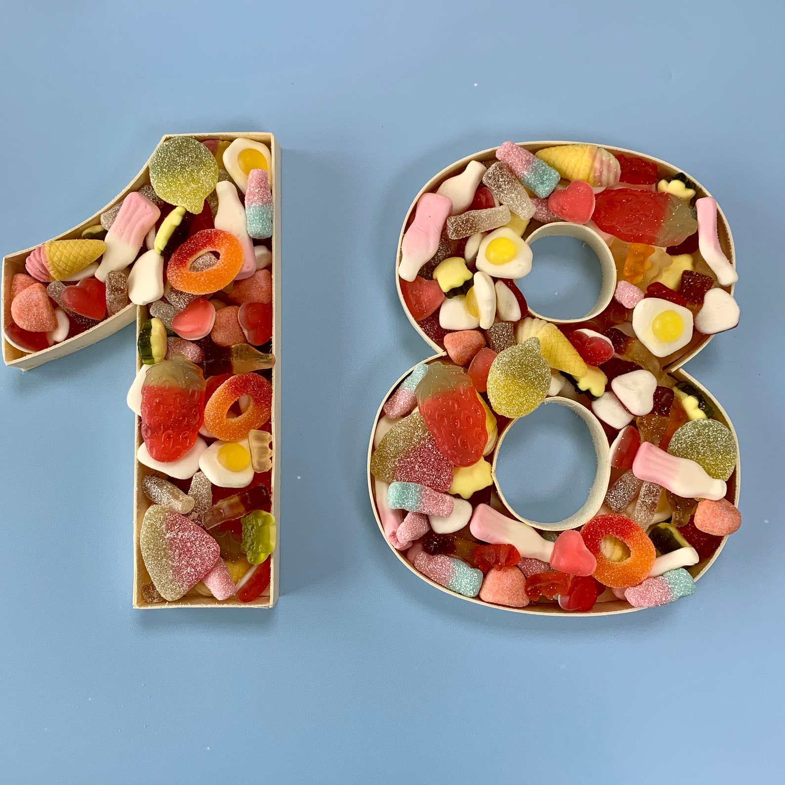 2 X SWEET FILLED NUMBERS 50th 40th 18th 21st Wedding | Etsy