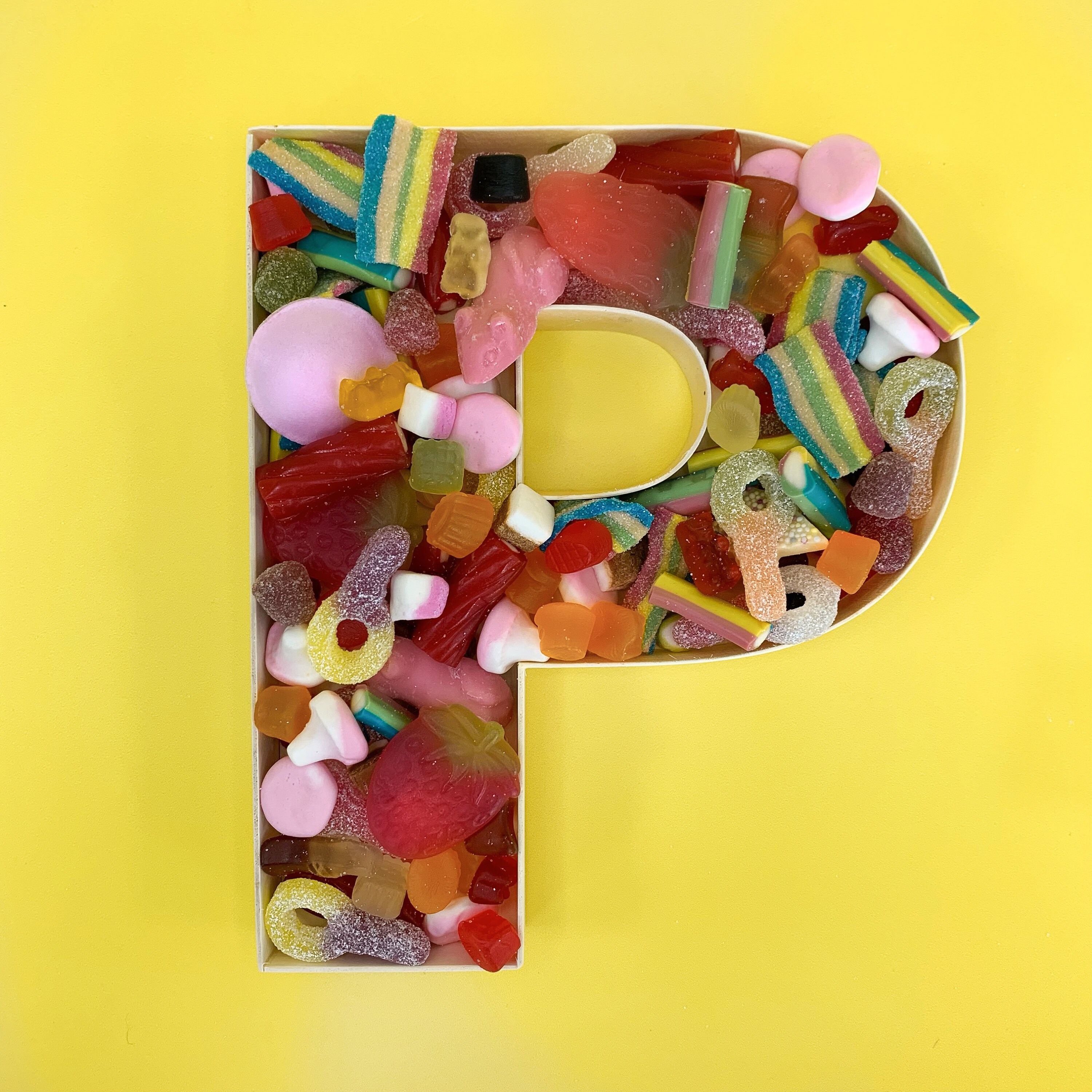 SWEET FILLED Letters Choose Your Letter. Haribo Birthday - Etsy UK