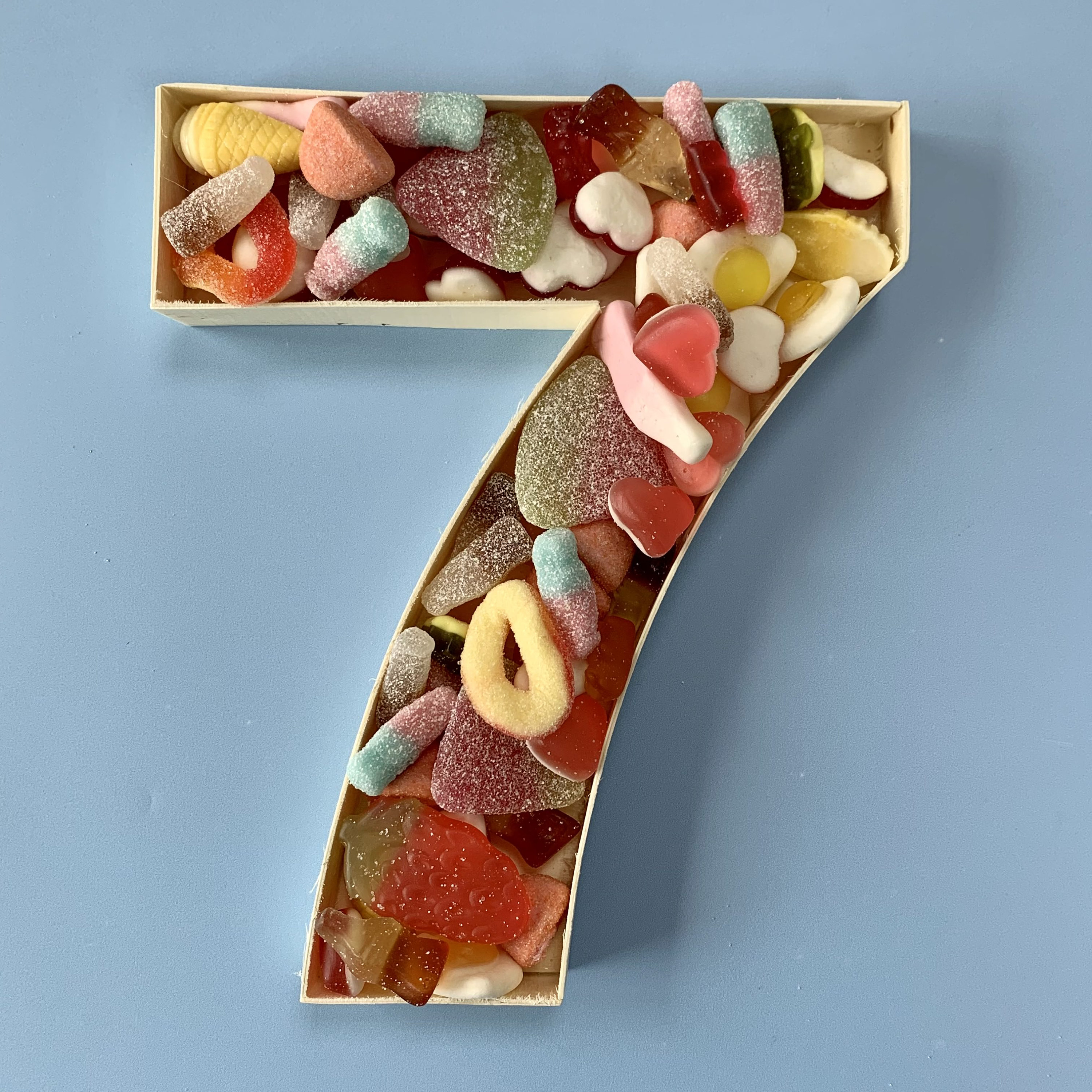 SWEET FILLED NUMBERS Choose Your Number. Haribo Birthday | Etsy