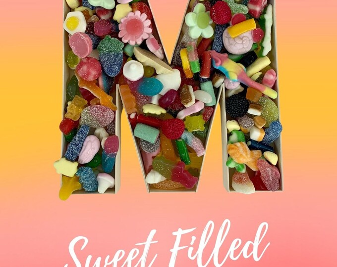 Fillable Letters Sweet Filled Letters Happy Birthday Gift Ideas Sweet ...