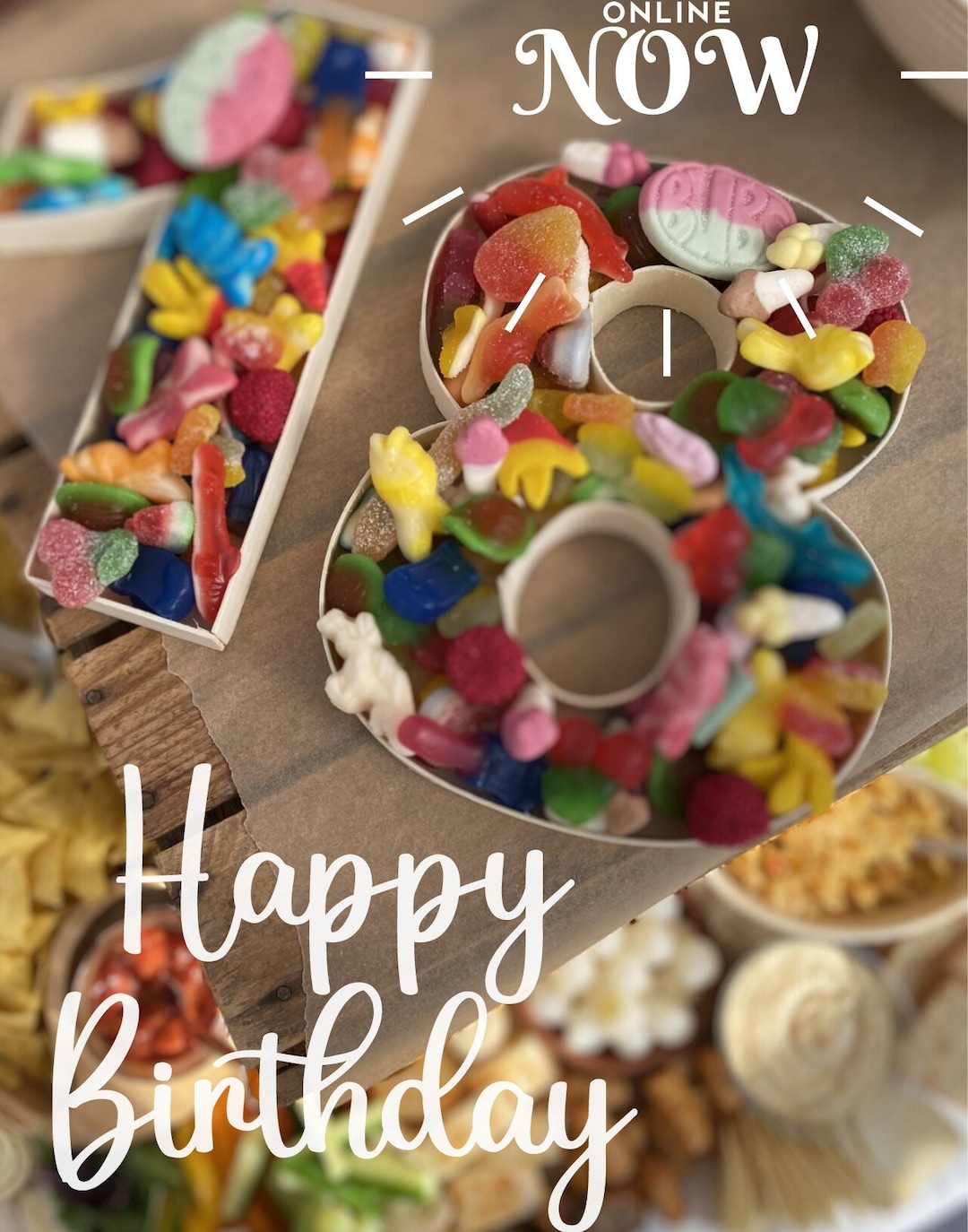 2 X SWEET FILLED NUMBERS! 50th, 40th, 18th, 21st, Wedding Anniversary ...