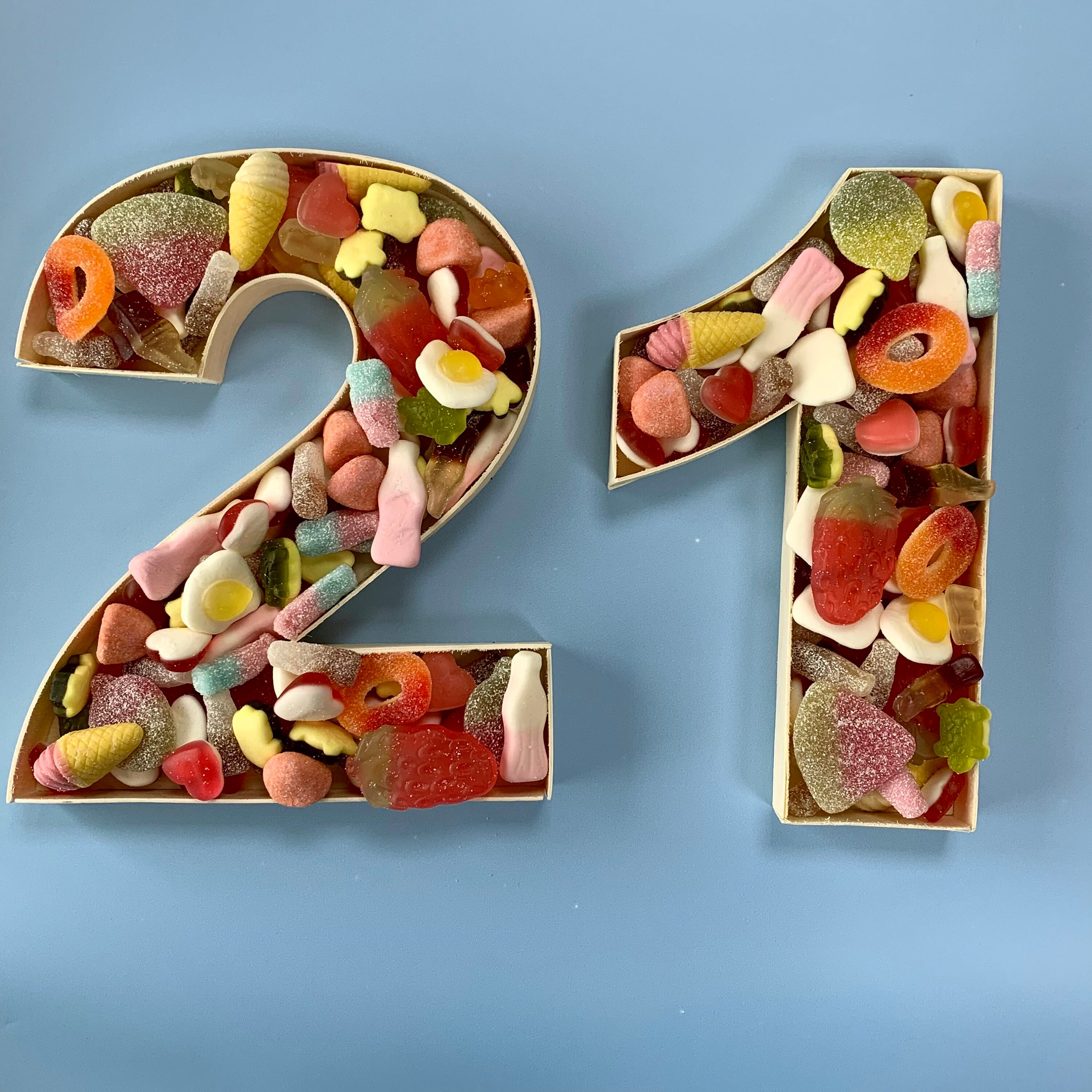 2 X SWEET FILLED NUMBERS 50th 40th 18th 21st Wedding | Etsy