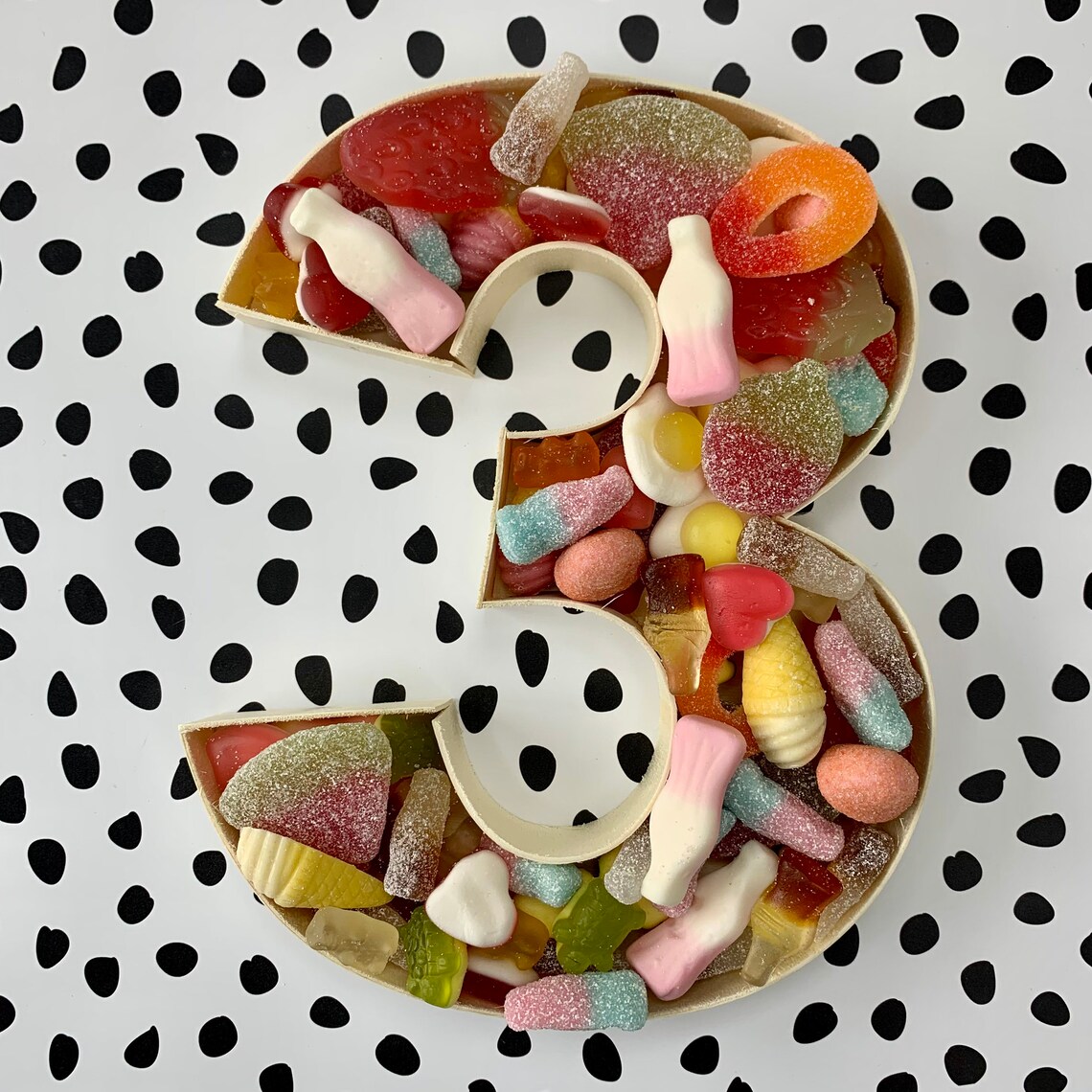 SWEET FILLED NUMBERS Choose Your Number. Haribo Birthday | Etsy