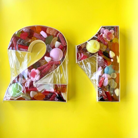 2 X SWEET FILLED NUMBERS 50th 40th 18th 21st Wedding - Etsy