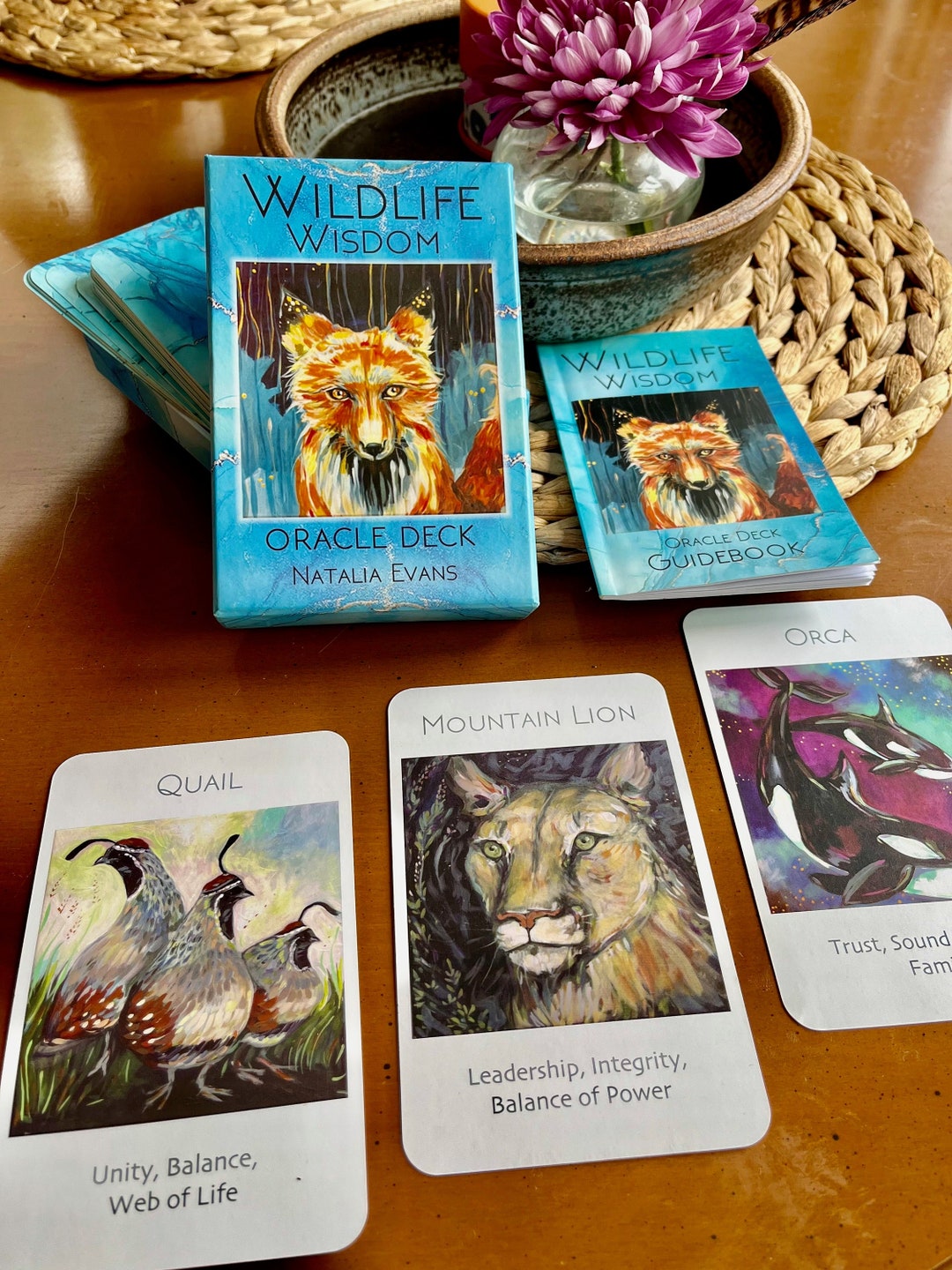 Wildlife Wisdom Oracle Deck - Etsy