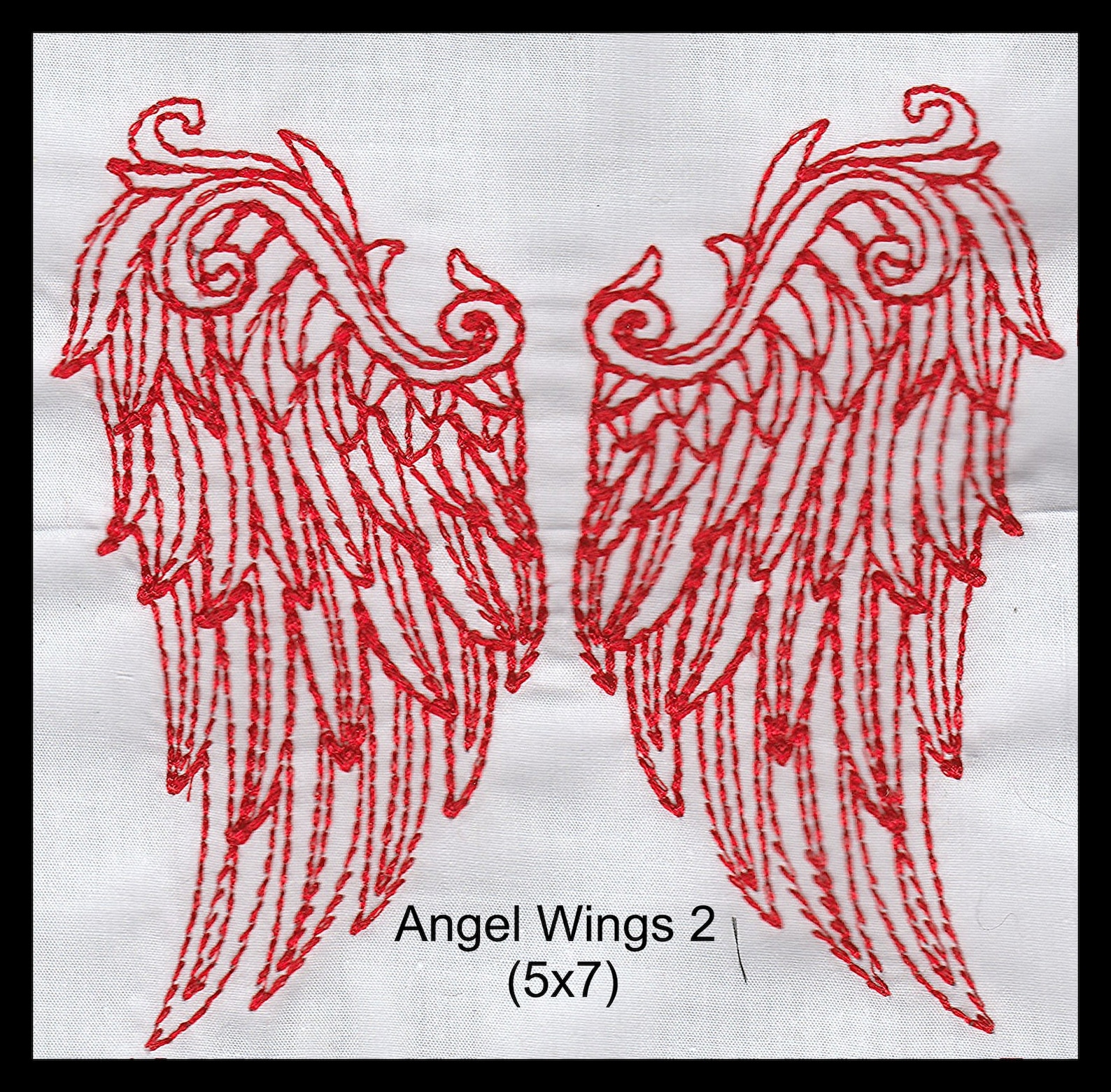 Angel Wings and Scripture Embroidery - Etsy