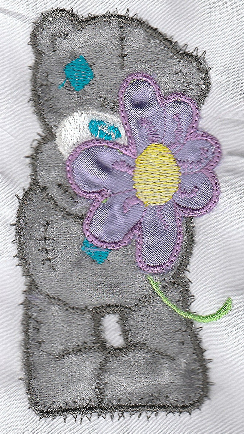 Tatty Teddy Applique Embroidery Designs - Etsy