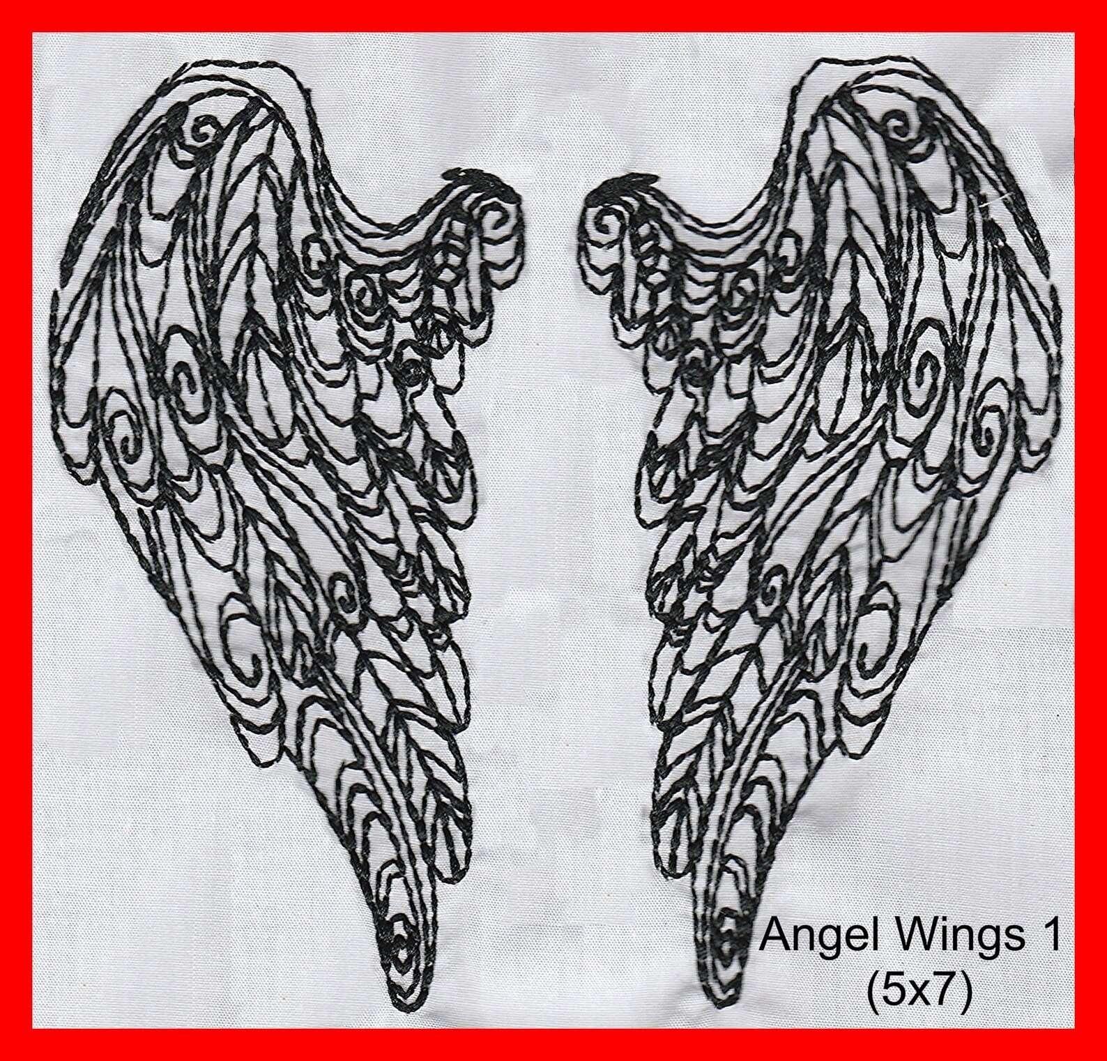 Angel Wings and Scripture Embroidery - Etsy