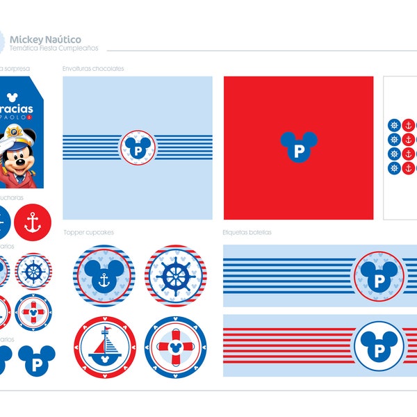 Nautical Mickey - Etsy