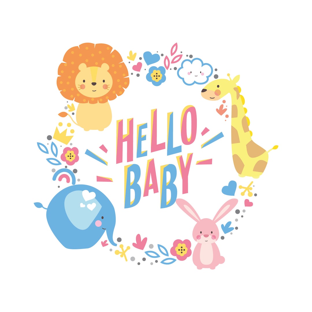 Baby Shower Theme, Hello Baby - Etsy