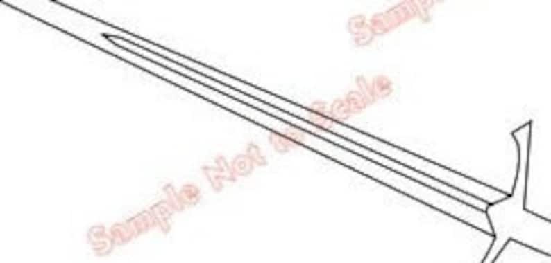 The Chronicles of Narnia Edmund's Sword Template - Etsy