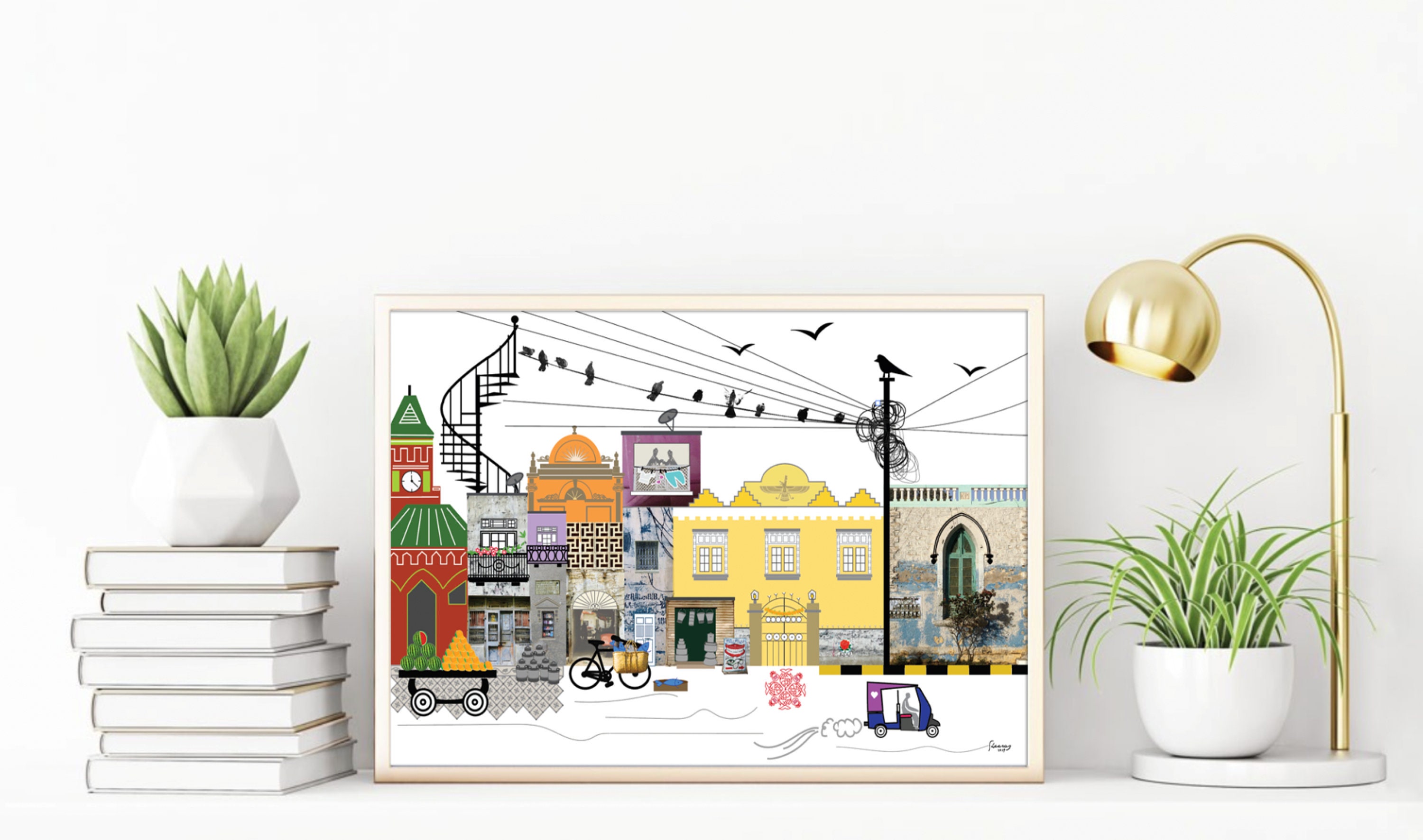 KARACHI - Pakistan Illustrated/photographic Travel Poster - 1 - LIMITED ...