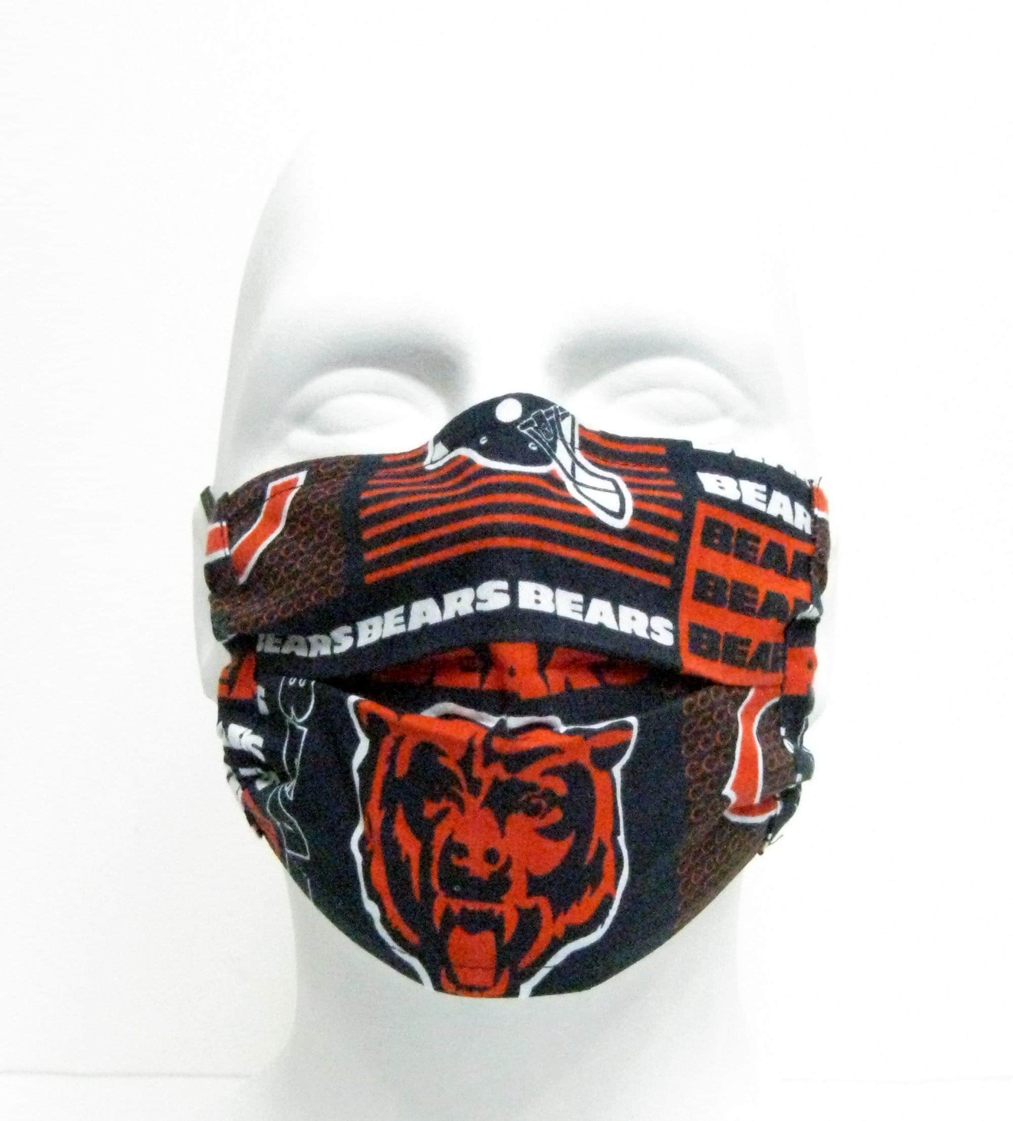 1944. NFL FaceMask_Chicago Bears: One Size cotton adult mask | Etsy