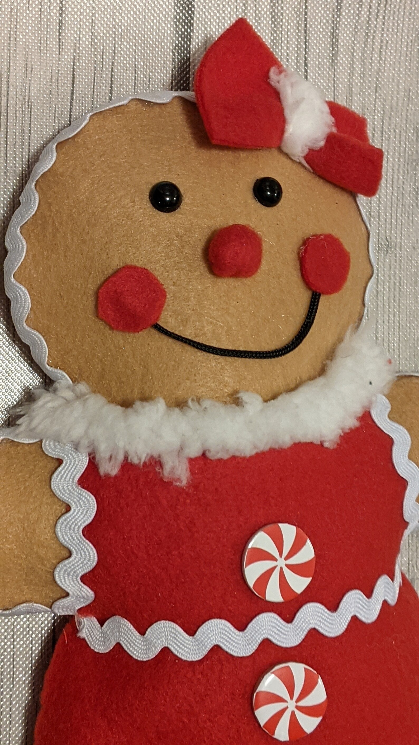 Gingerbread Wreath Attachment Stuffed Gingerbread Man - Etsy