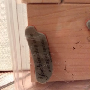 Hummingbird Stamp, Spring Song Stampin' up Retired Stamp, Converted ...