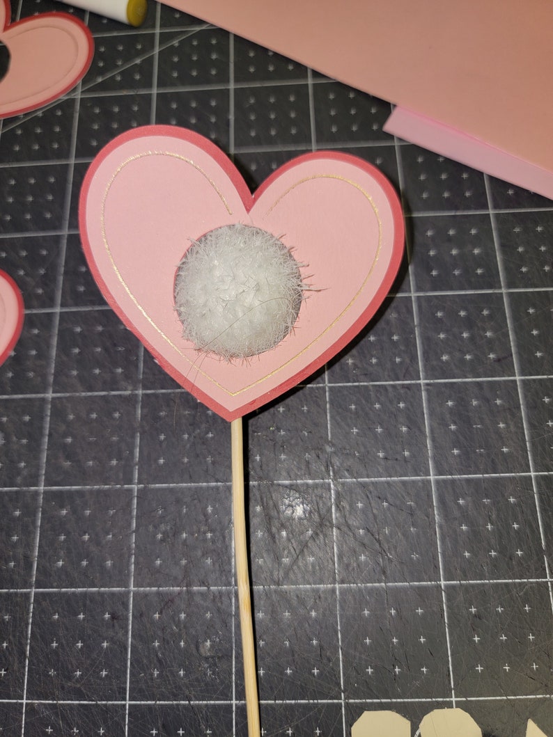 Valentine Heart Pink Lollipop Holders, Set of 12, Chocolate Holder ...