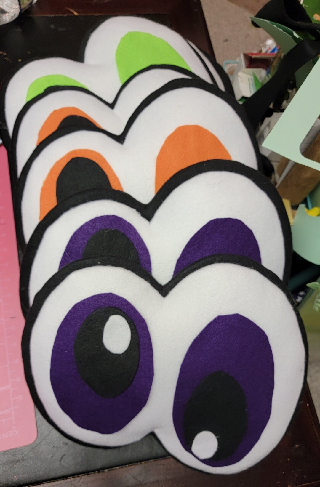 Halloween Googley Monster Eyeball, Stuffed Spooky Eye, Felt Eyeball ...