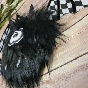 Harlequin Halloween Bats, Furry Bat Wreath Attachment, Trick or Treat ...
