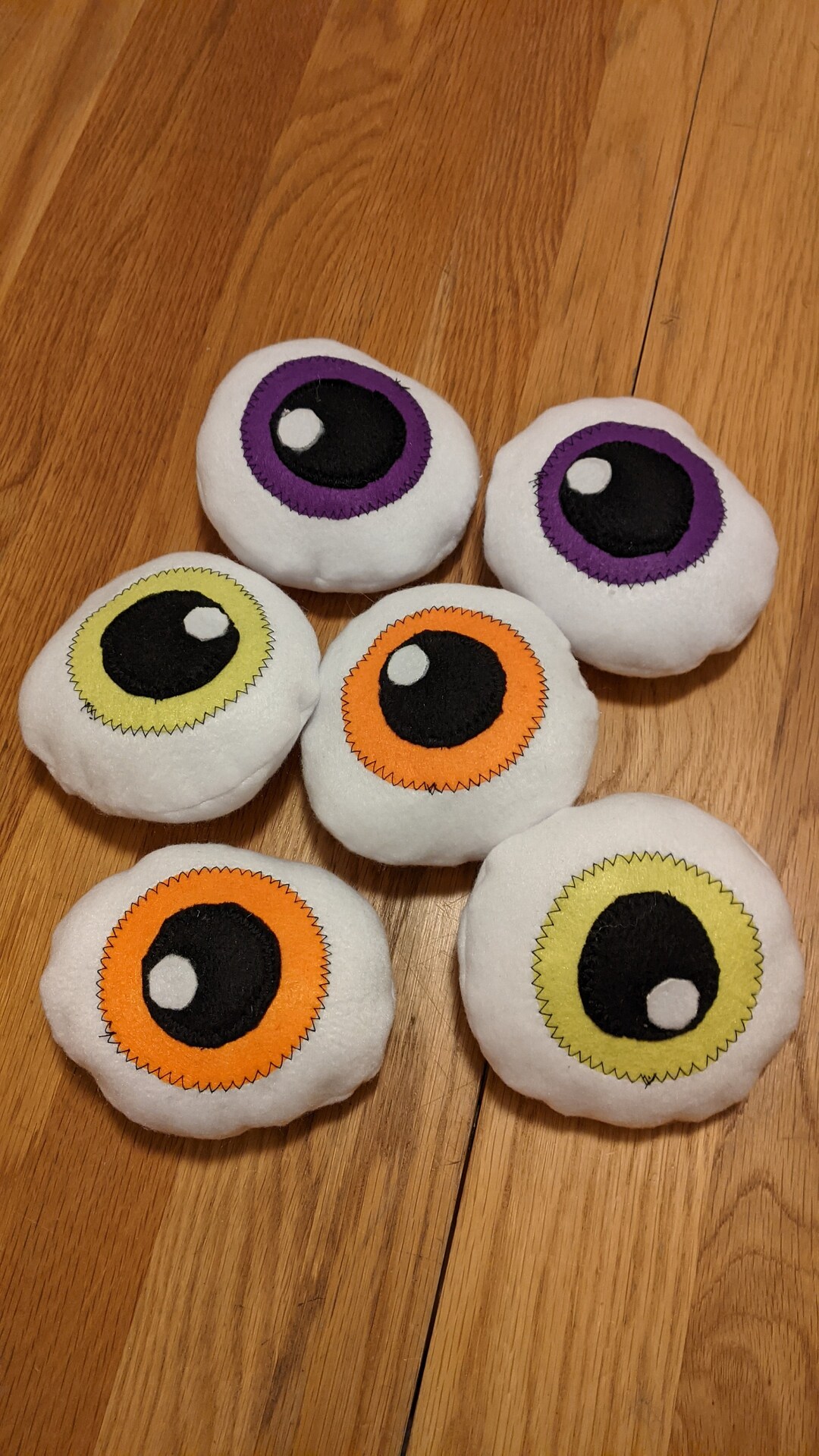 Halloween Monster Eyeball, Stuffed Spooky Eye, Felt Eyeball, Creepy Eye ...