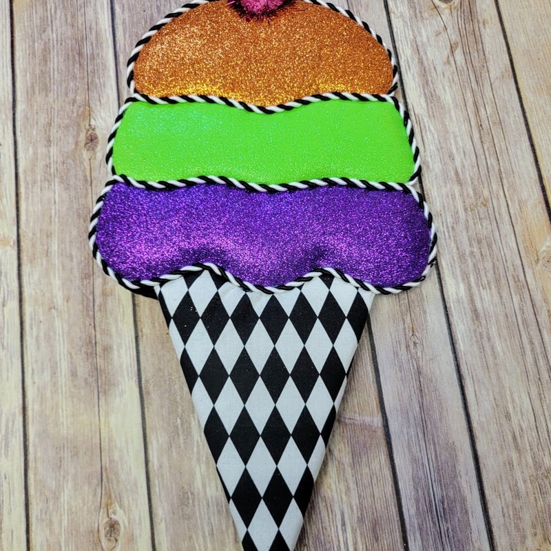 Halloween Ice Cream Cone - Etsy