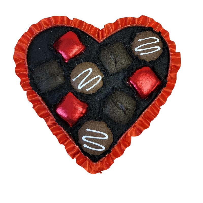 Faux Heart Candy Box - Etsy