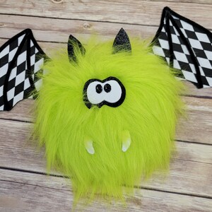 Harlequin Halloween Bats, Furry Bat Wreath Attachment, Trick or Treat ...