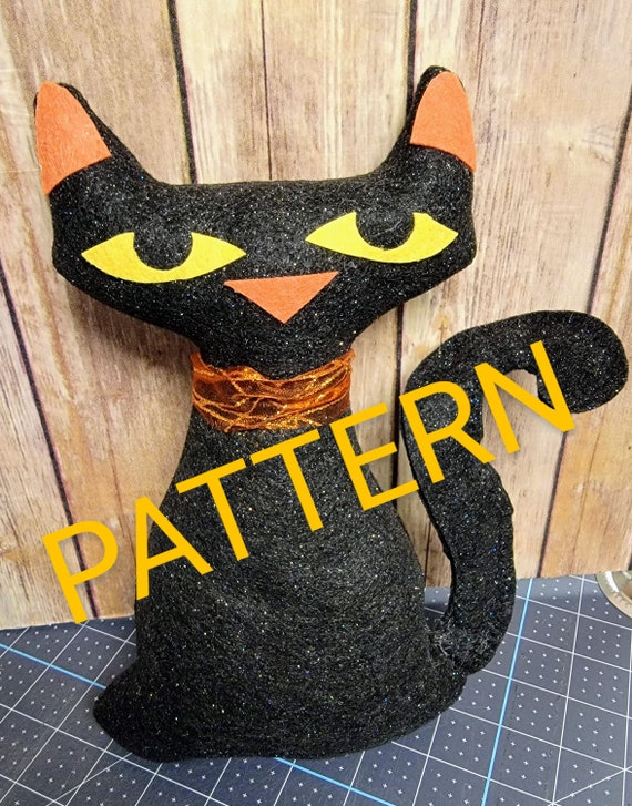 PATTERN for Katie Kat Wreath Attachment Black Katie Kat - Etsy