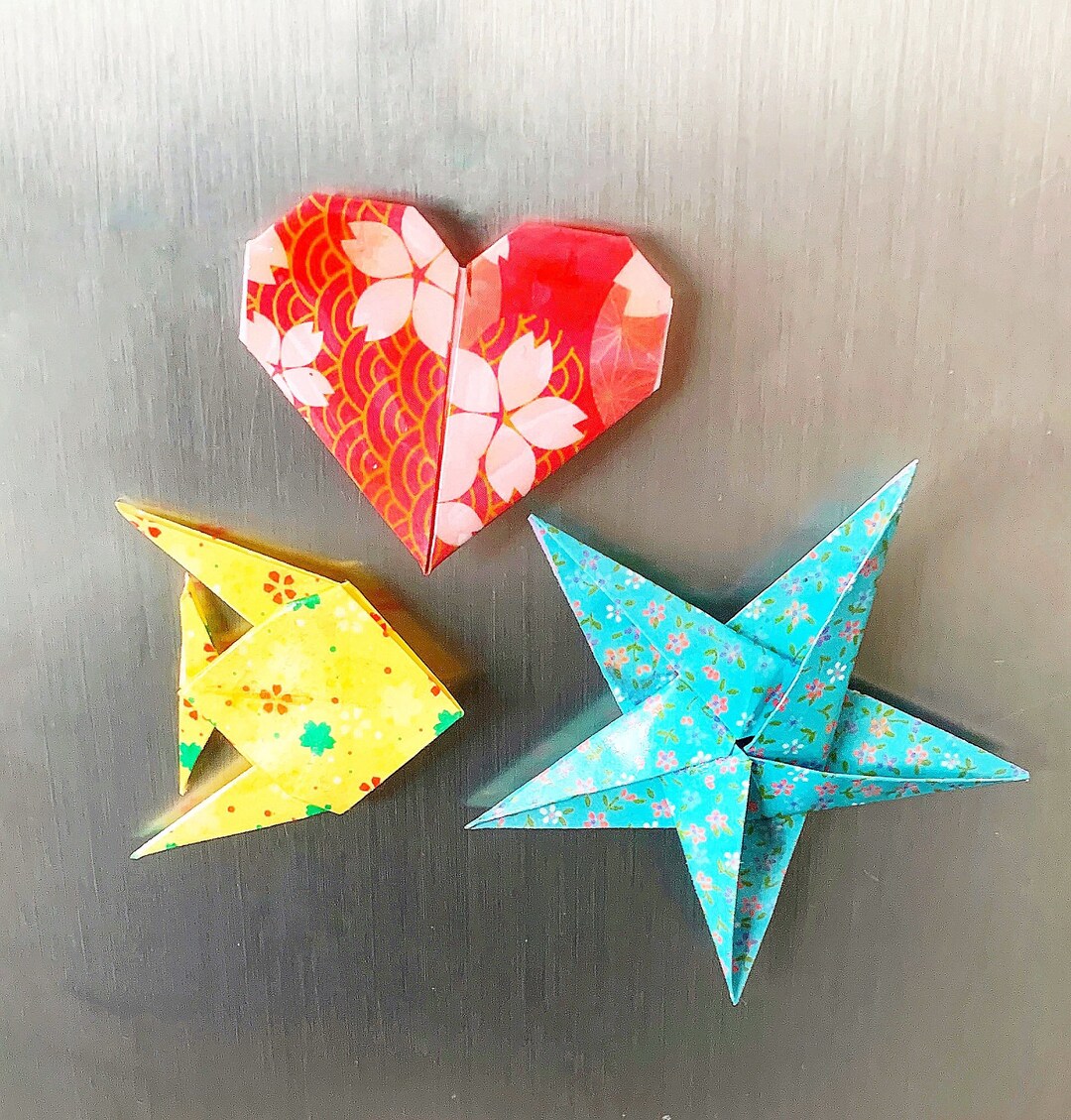 Original Origami Refrigerator Magnets, Small Housewarming Gift, Paper ...