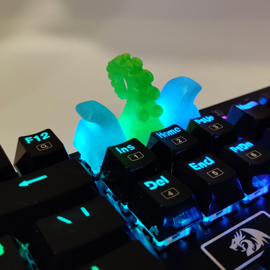 Tentacle and Waves Keycap Set - Mechanical Cherry MX Novelty Keycaps - Etsy