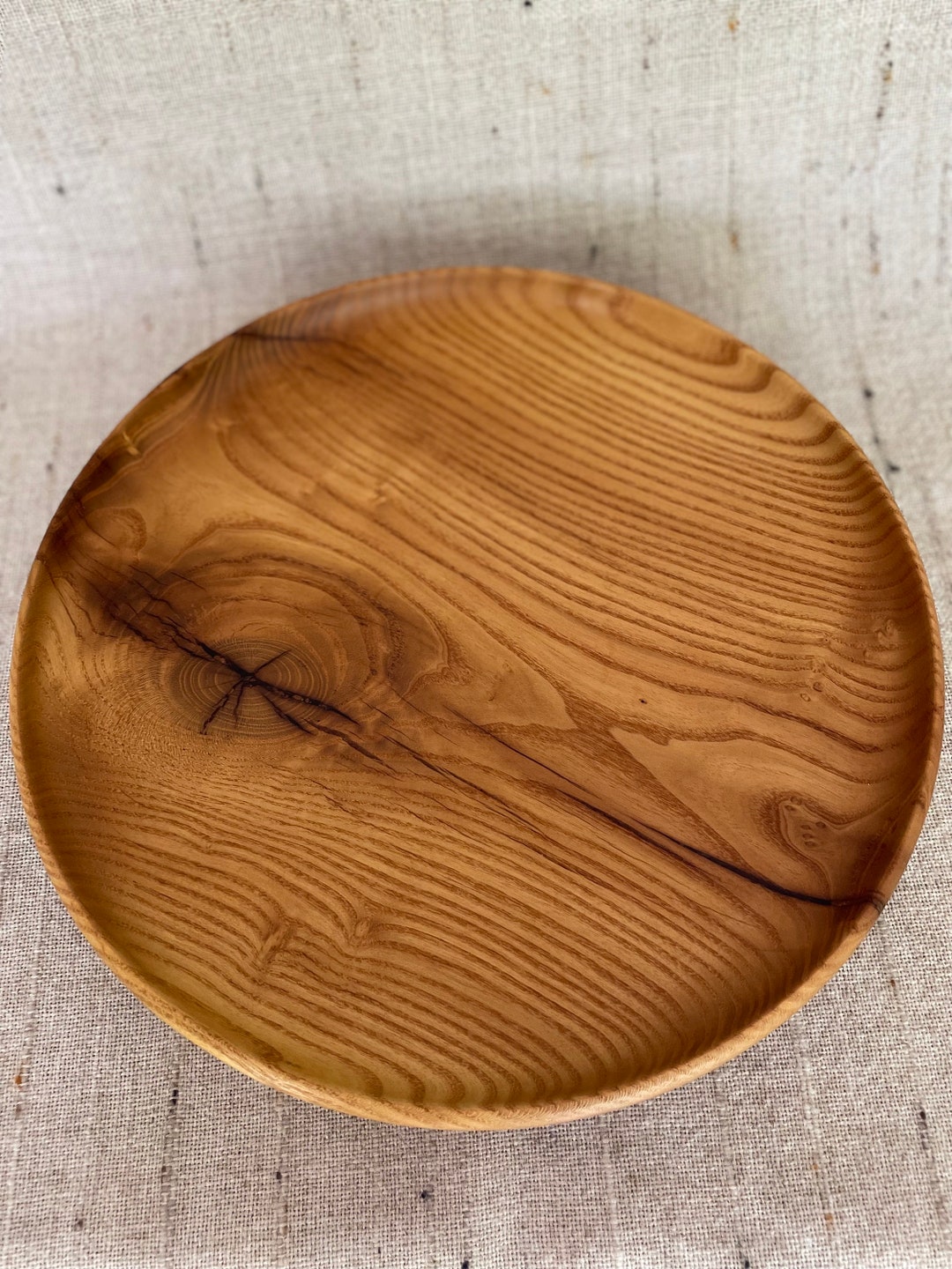 Mulberry Round Tray wood Cheese Knife Included Dinner Party - Etsy