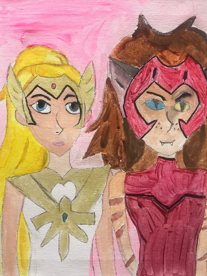She-ra and Catra Original - Etsy