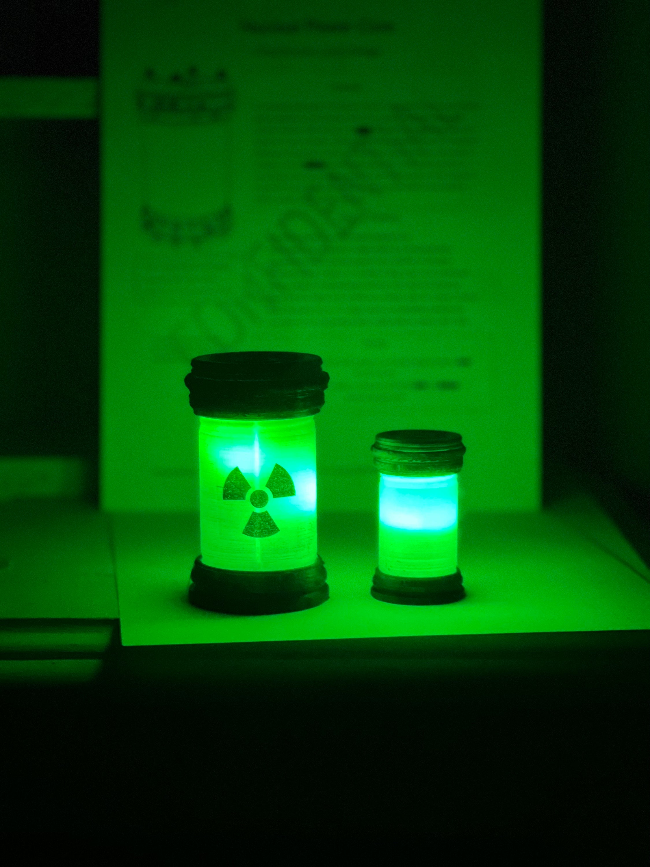 Mini Nuclear Power Cell hand Made, Lights up With LED - Etsy