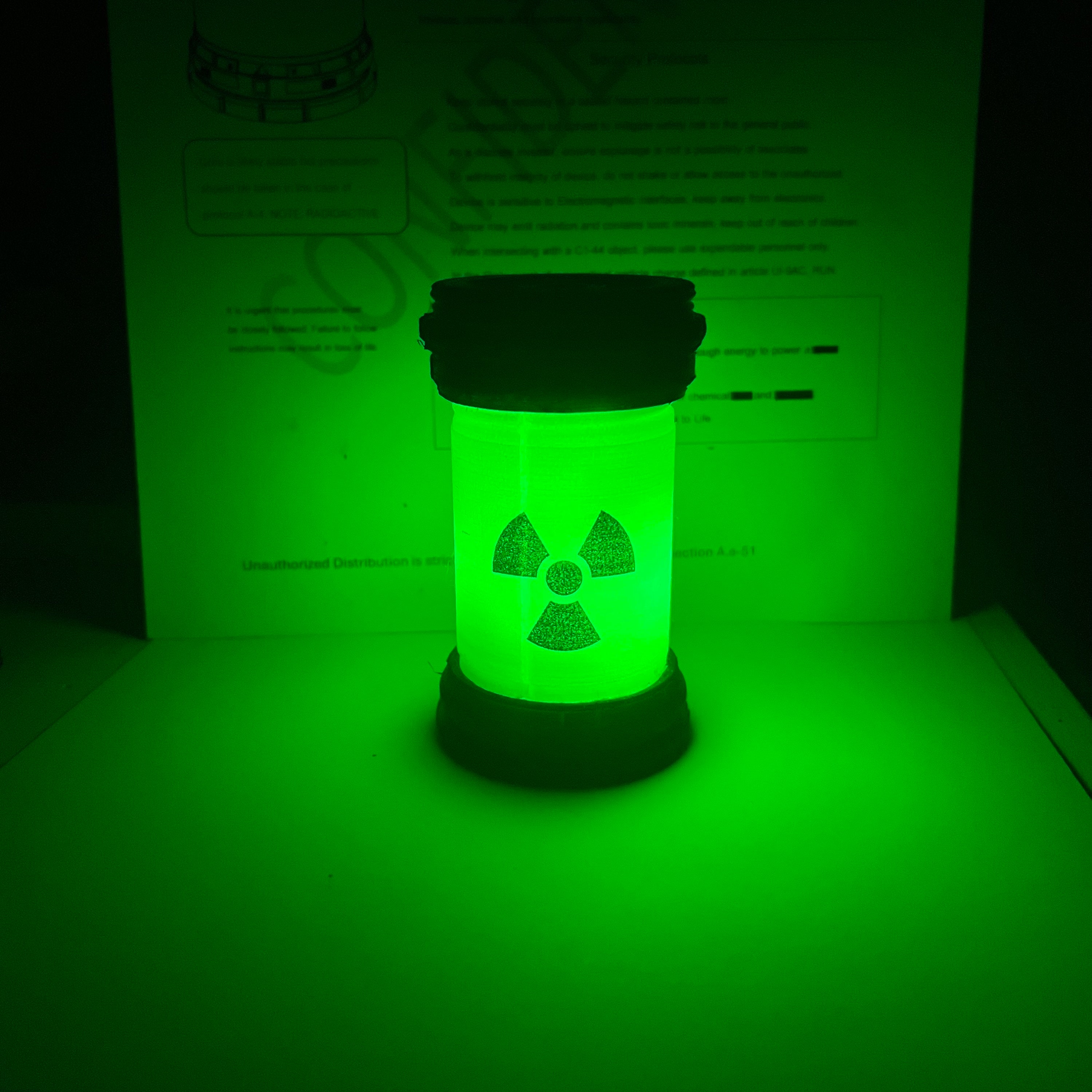 Mini Nuclear Power Cell hand Made, Lights up With LED - Etsy