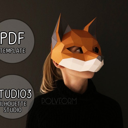 Parrot Papercraft Mask Template | Etsy