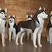 HUSKY Low Poly Dog Papercraft PDF Template Decor - Etsy