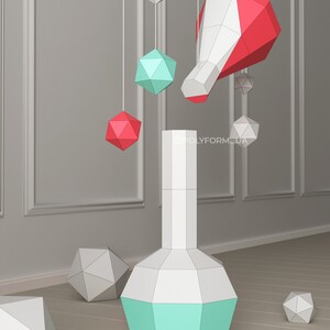 Flasks SET 2 Bottle Science Laboratory Chemistry School Education Low ...