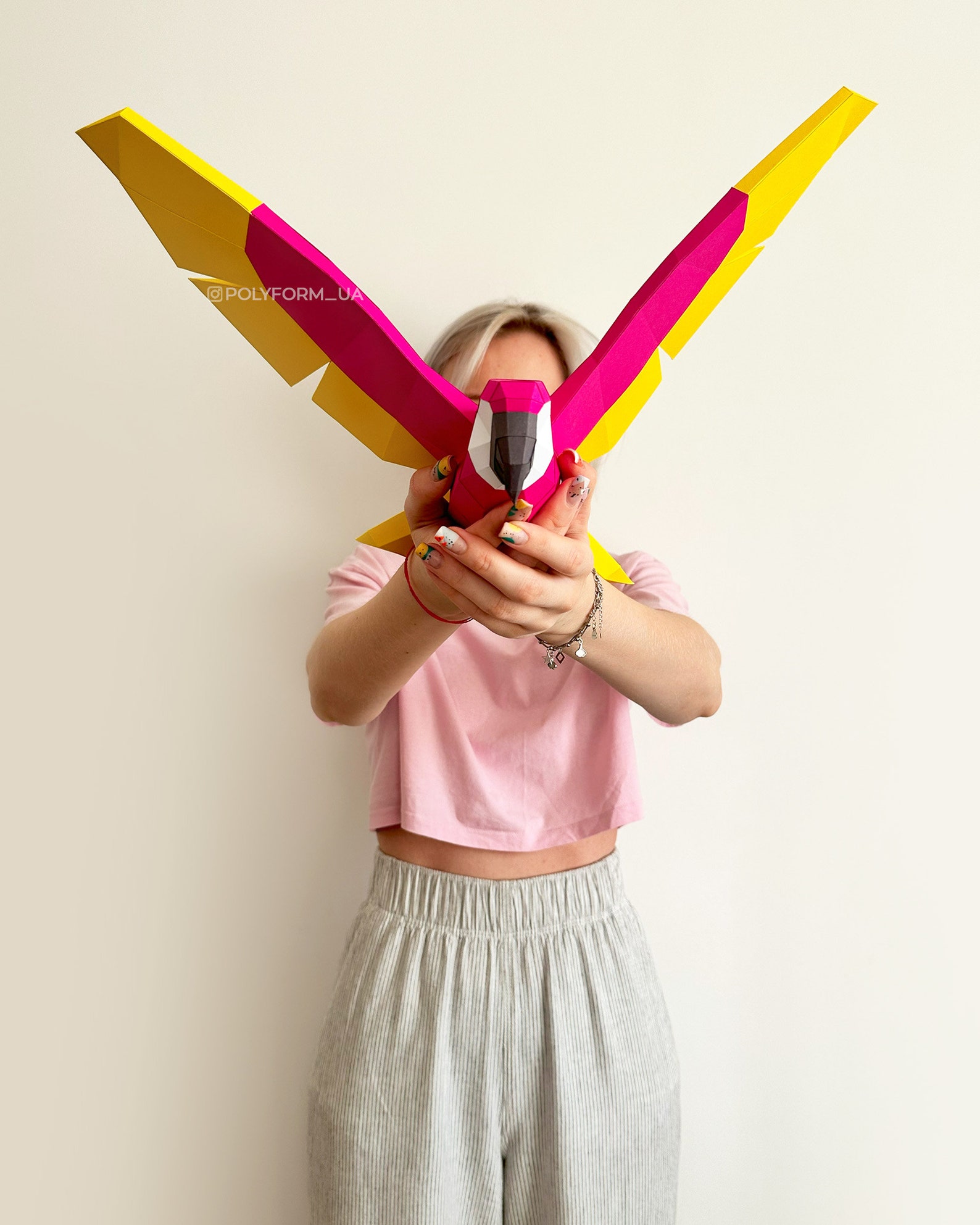 PARROT 1 Low Poly Bird Papercraft PDF Template Paper Svg - Etsy