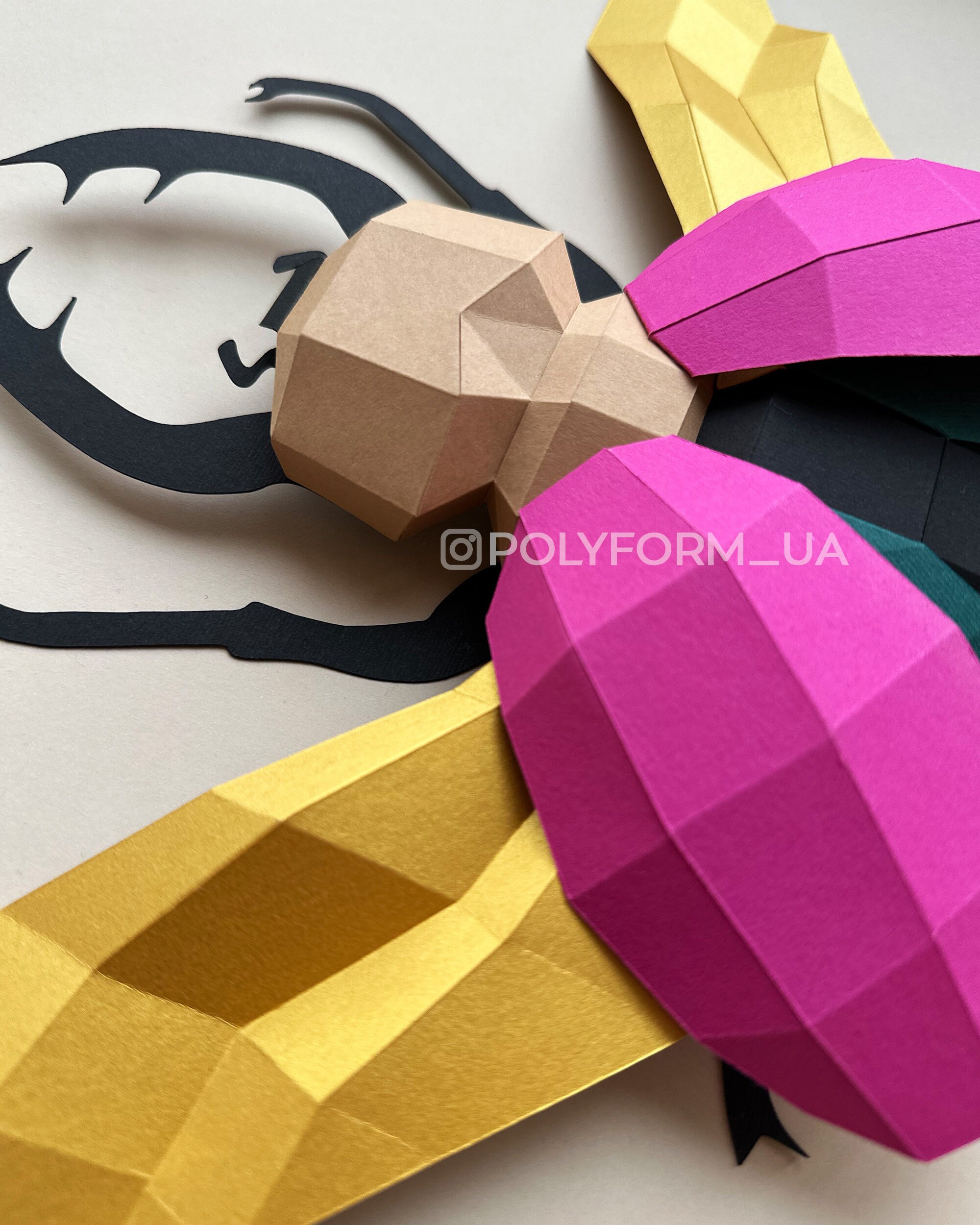 Stag Beetle Low Poly Insect Papercraft Fly Lowpoly PDF - Etsy Australia