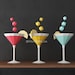 Cocktail Low Poly FOOD Papercraft DRINK PDF Template - Etsy