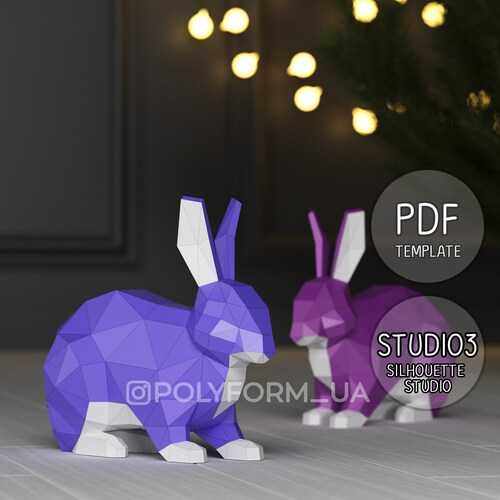 NAIL POLISH Low Poly Papercraft PDF Template Svg Makeup - Etsy